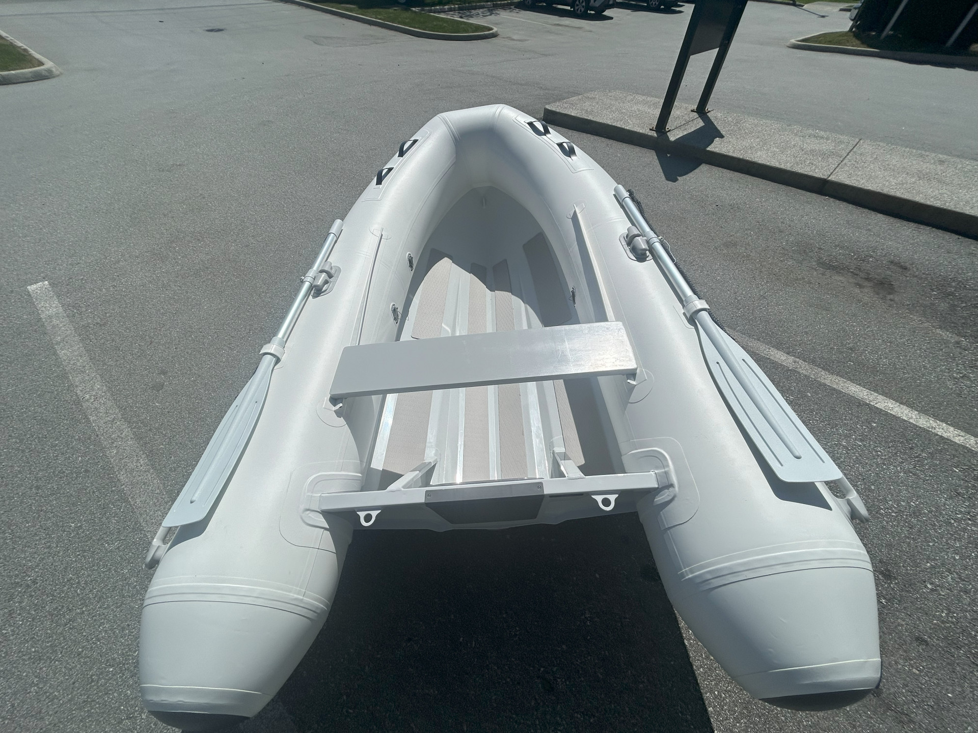 QUICKSILVER ALUMINUM RIB 290 INFLATABLE BOAT – Mary A Ann Trading